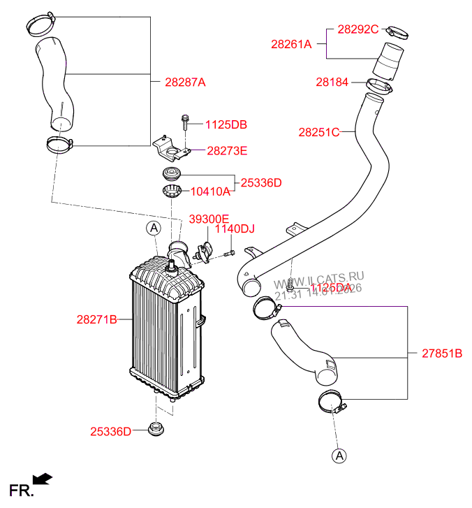 Турбокомпрессор и охладитель воздуха HYUNDAI ACCENT 18 (INDIA PLANT-GEN ...