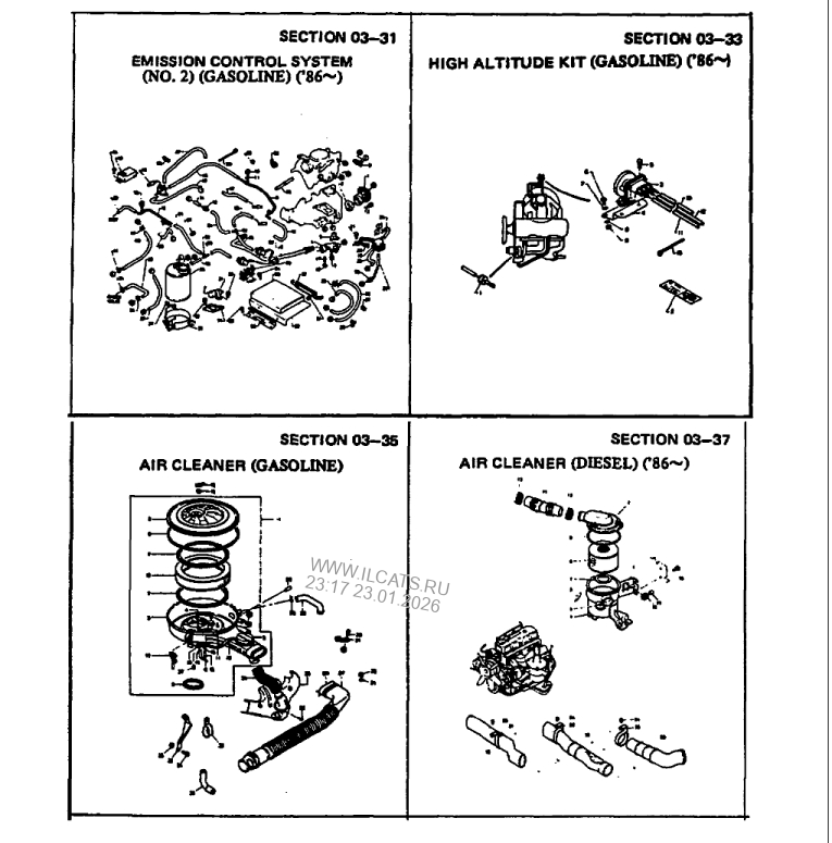 REAR AXLE CASE AND SHAFT ISUZU TROOPER