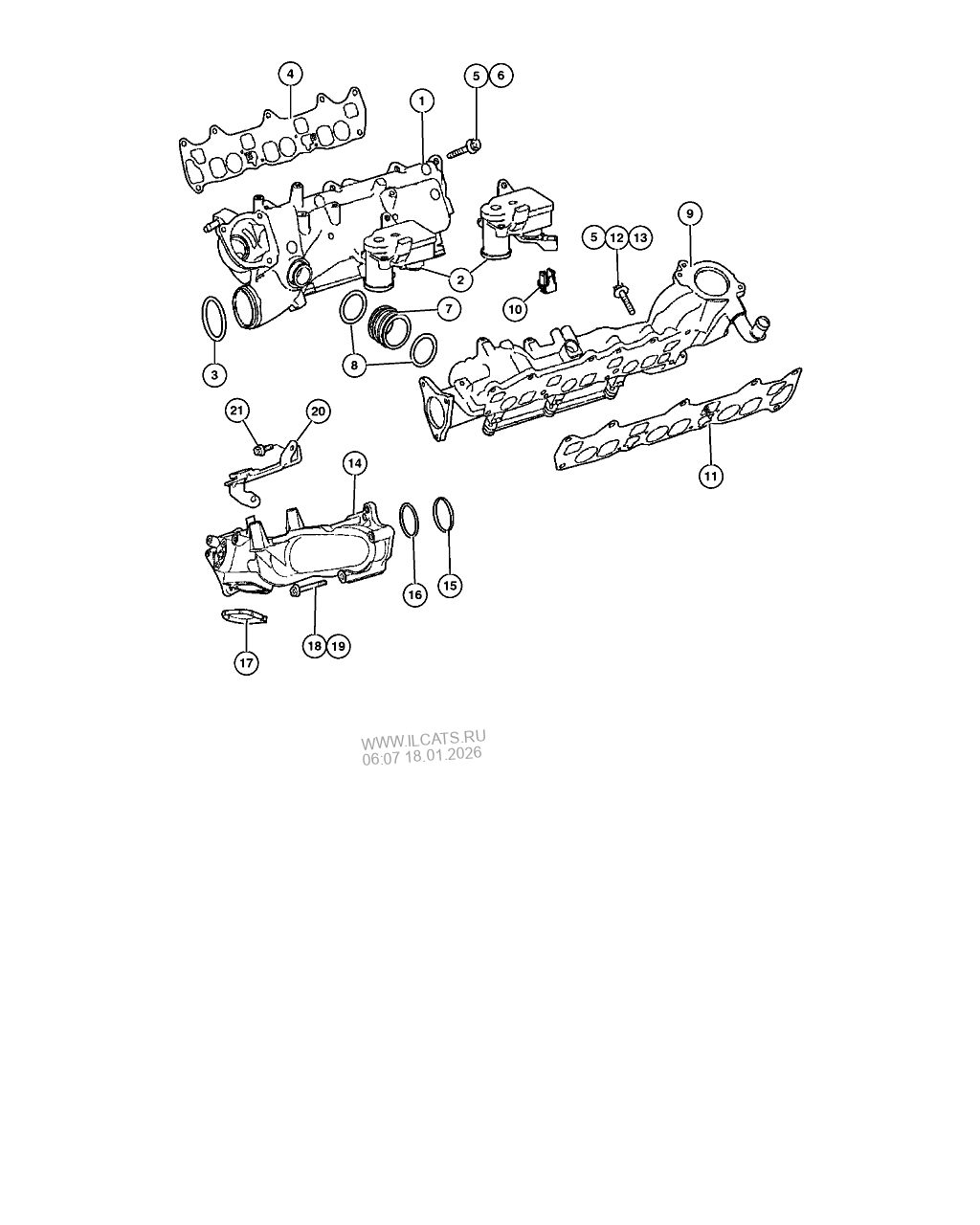 Intake Manifolds, 3.0L [EXL] JEEP GRAND CHEROKEE ((STEYR))