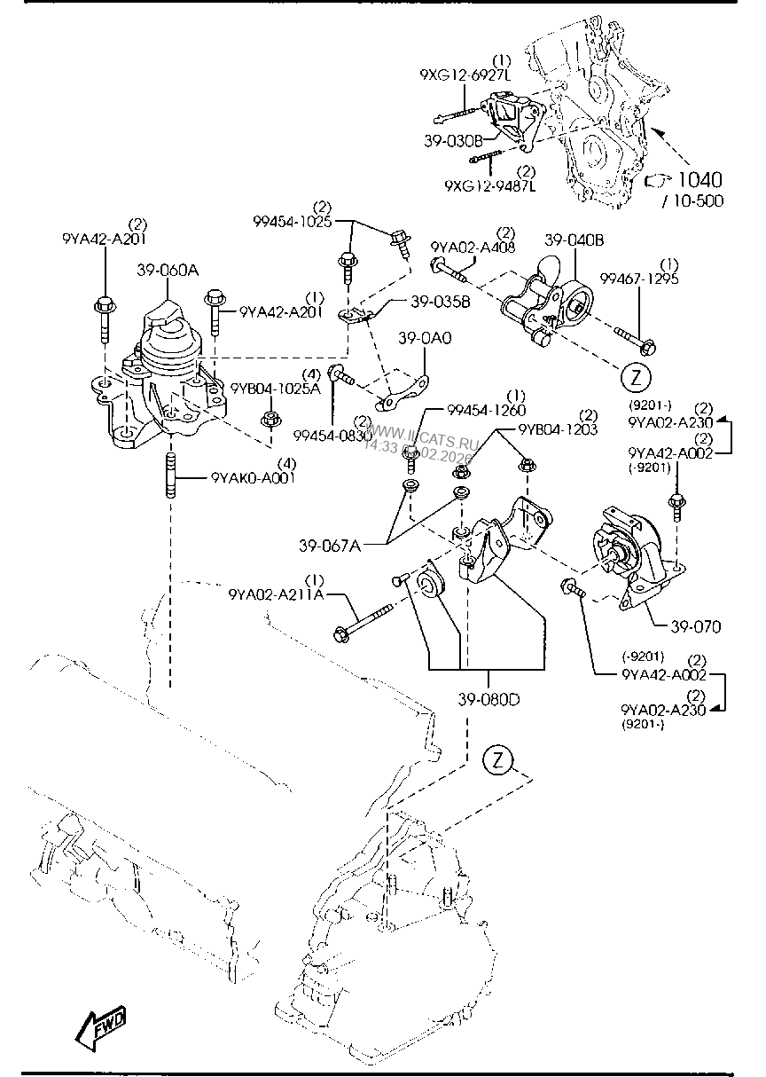 ЗАДНИЙ МОСТ MAZDA CX-9