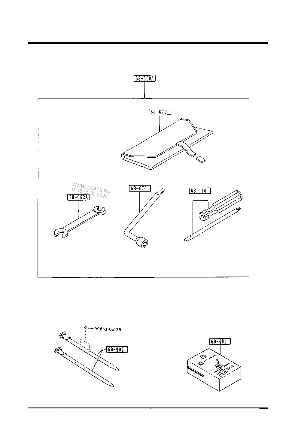ОБЛИЦОВКА СТОЙКИ MAZDA 121