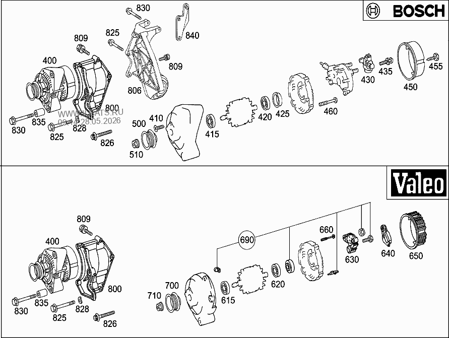 ALTERNATOR MERCEDES C 220 JAPAN&(202022)