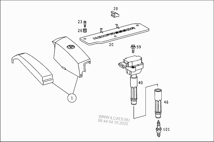 IGNITION SYSTEM MERCEDES M111 E23 EVO ML&(111982)