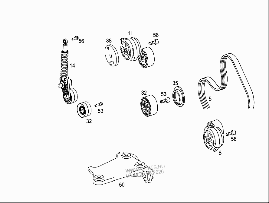 belt-tightener-and-v-belts-mercedes-1835-ls-1843-ls-944033