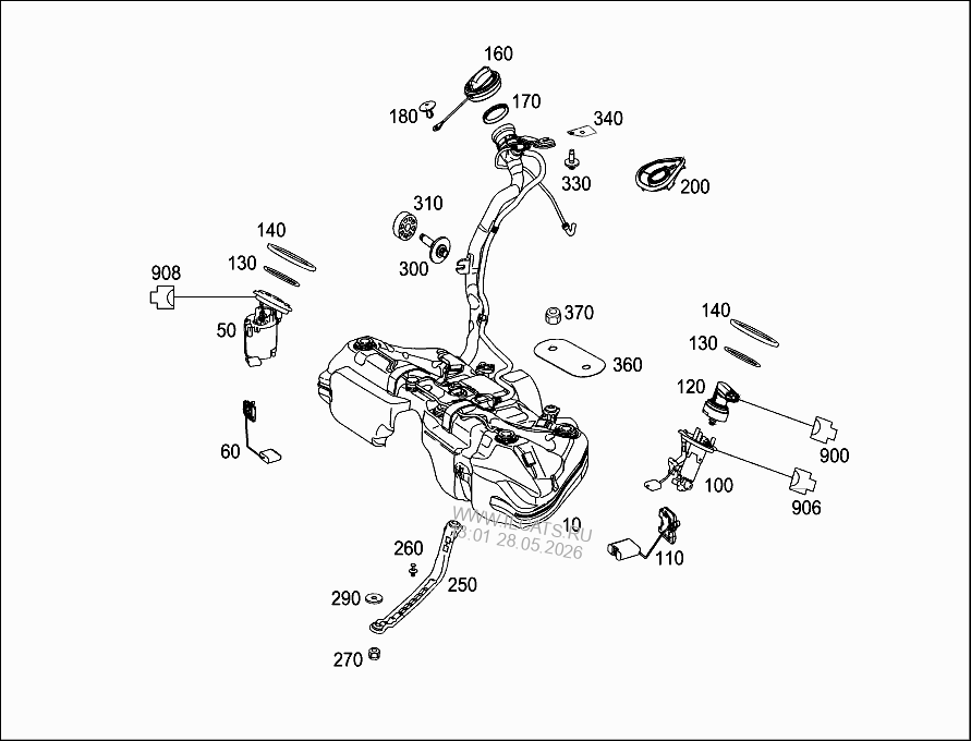 MB C Class W204 Estate in tank fuel pump/sender. | Engine | MBClub UK ...