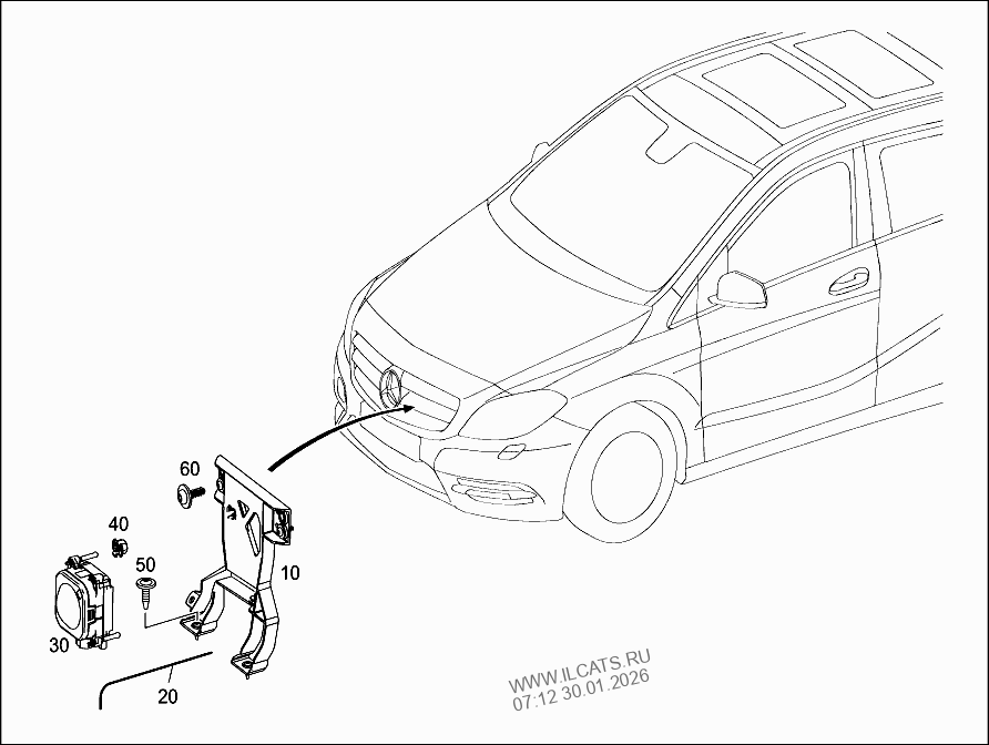 TEMPOMAT (CRUISE CONTROL) MERCEDES 300 D USA&(123130)