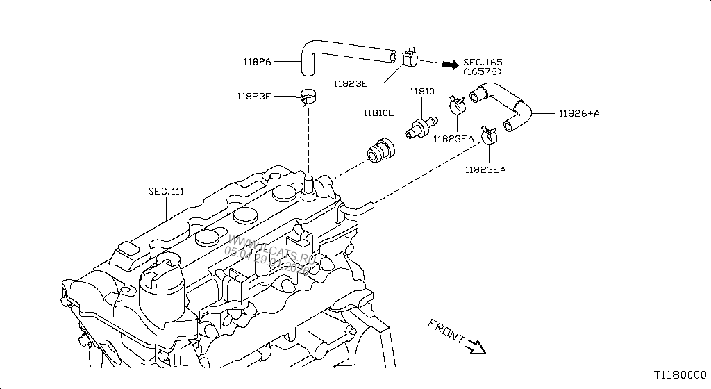 REAR DOOR LOCK & HANDLE NISSAN TIIDA/LATIO THI