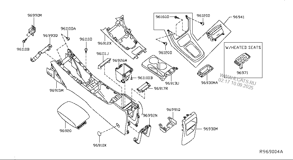 CONSOLE BOX NISSAN SENTRA