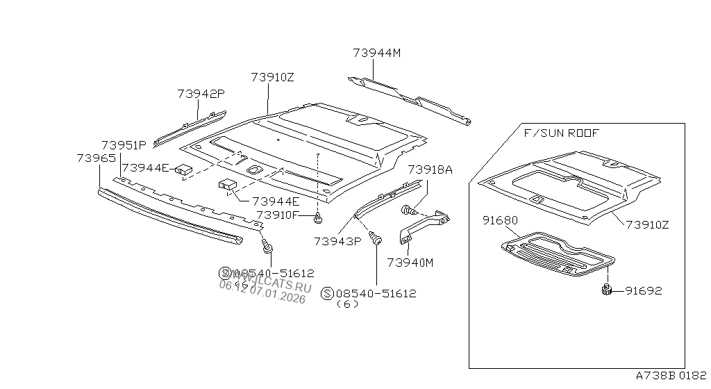 НАКЛАДКА ДЛЯ КРЫШИ NISSAN TRUCK-HARDBODY