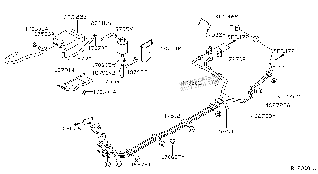 FRONT DOOR TRIMMING NISSAN SENTRA