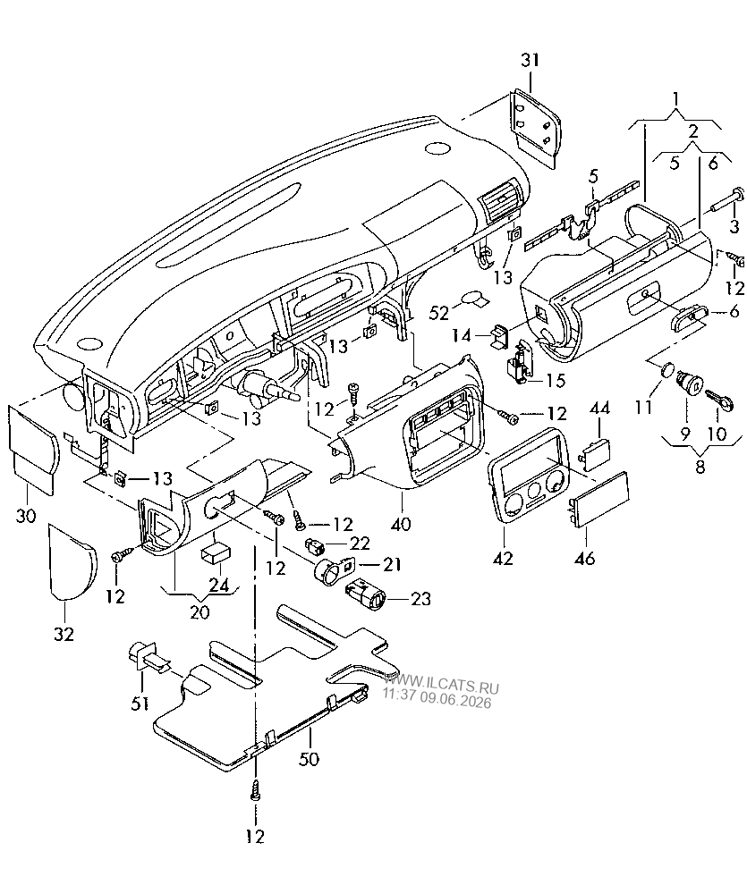 dashboard-fittings-trim-for-switch-see-illustration-skoda-octavia