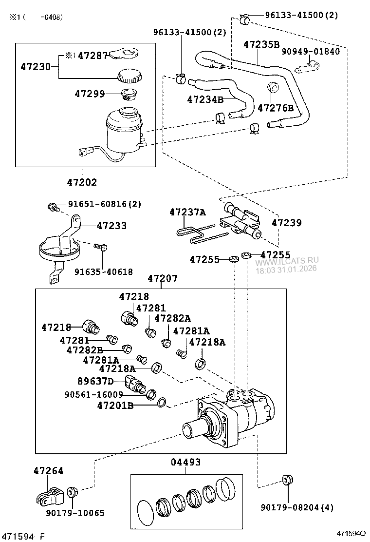 FRONT DISC BRAKE CALIPER & ЗАЩИТА ОТ ПЫЛИ TOYOTA COASTER&(811230)