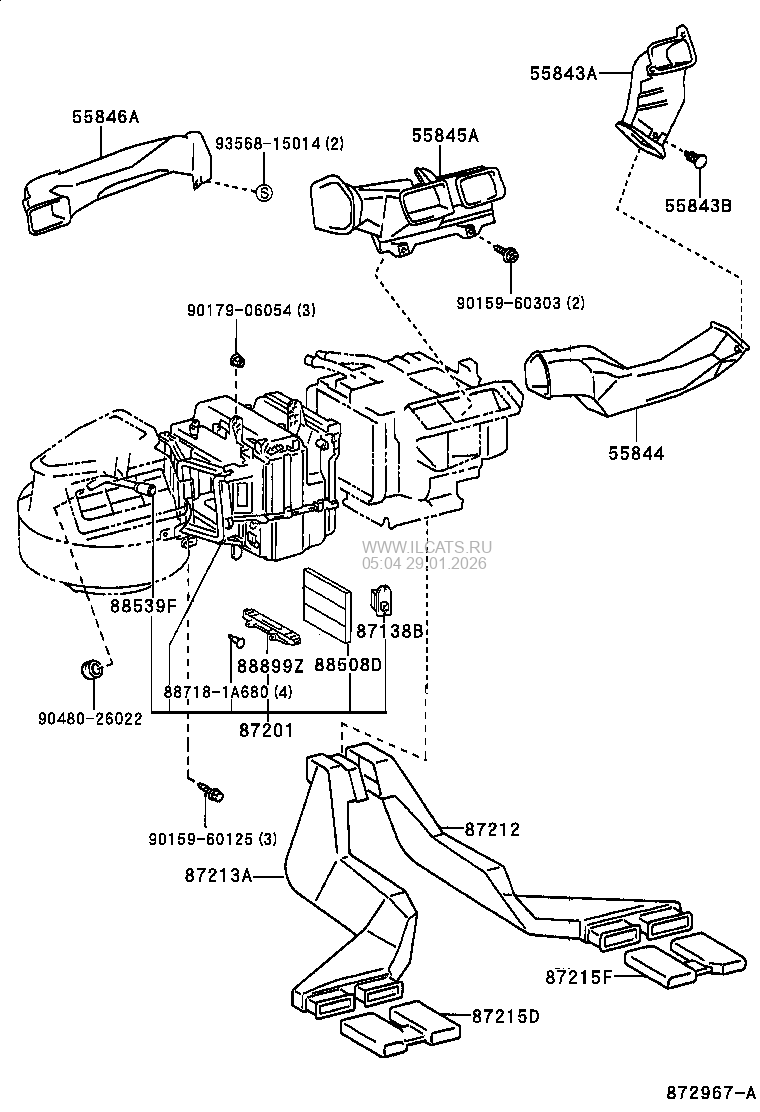 ПОДОГРЕВ & AIR CONDITIONING - COMPRESSOR TOYOTA AVENSIS&(273540)