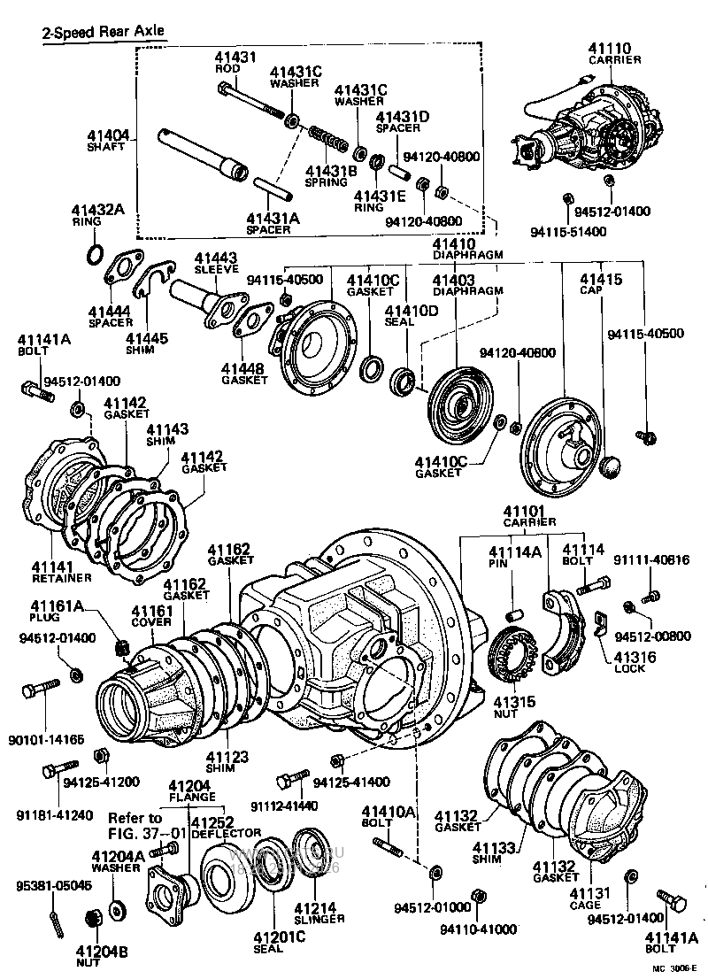 КОРПУС СЦЕПЛЕНИЯ & КОРПУС ТРАНСМИССИИ (MTM) TOYOTA LAND CRUISER&(791210)