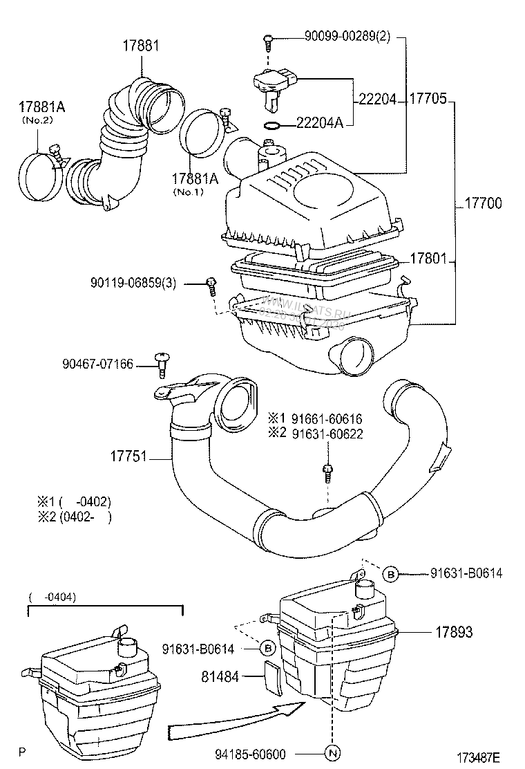КОЛЛЕКТОР TOYOTA HILUX SURF&(671170)