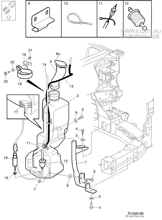 Бачек жидкости для омывания VOLVO-TRUCKS FM12