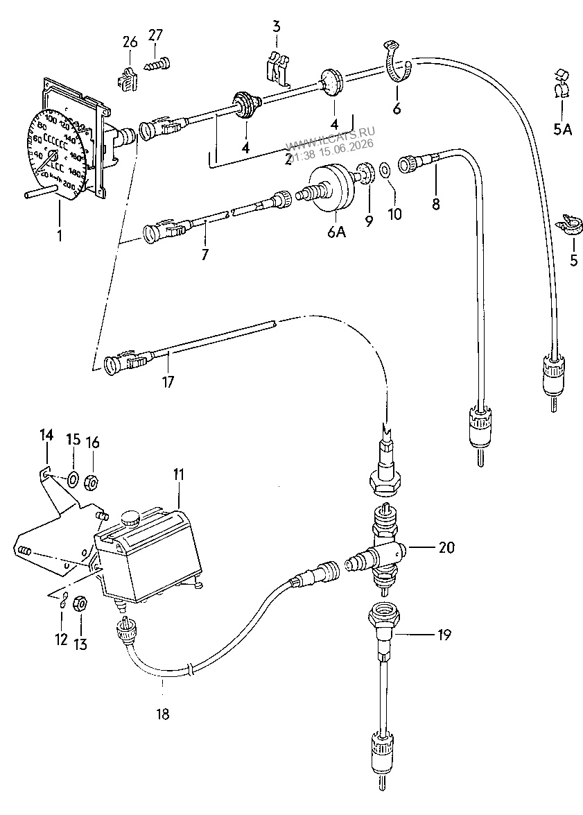 Speedometer Drive Cables For Speedometer VW PASSAT SYNCRO speedometer-drive-cables-for-speedometer-vw-passat-syncro