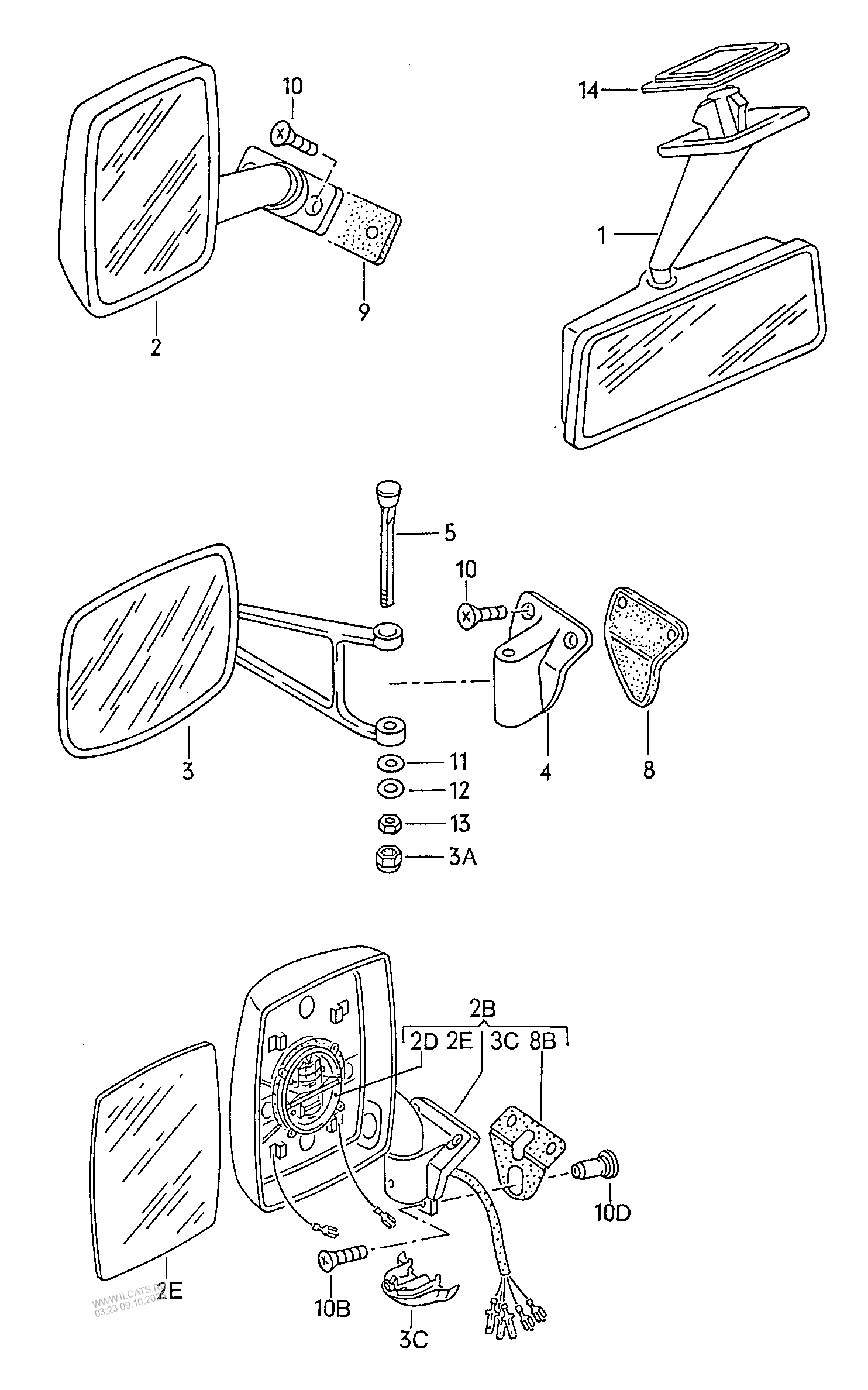 exterior-mirror-vw-typ-2-syncro